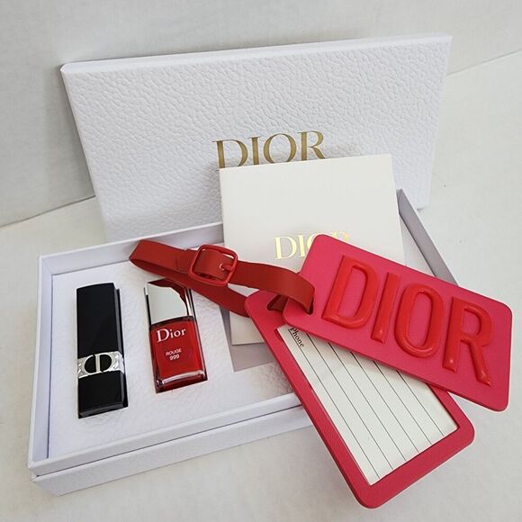 Dior | Accessories | Dior Gift Set Dior Luggage Tags Nail Polish Plus ...